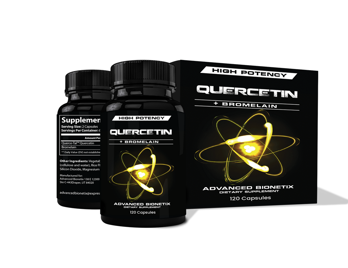 Advanced Bionetix Querce-Tal™ Quercetin + Bromelain,120 Veg Capsules ...